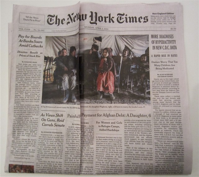 New York Times Pimps Out Its Front Page | Campaign Outsider